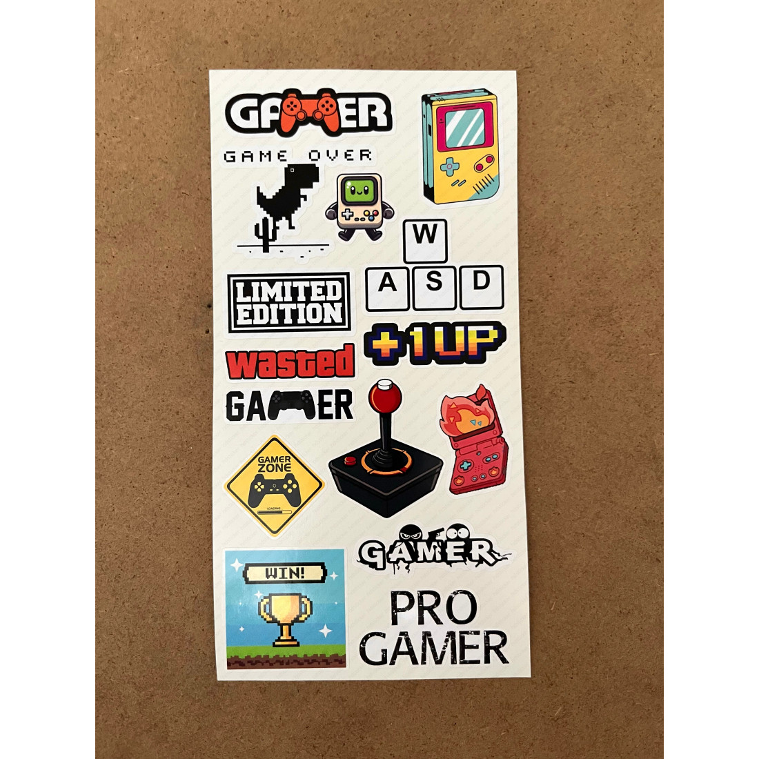 hdsticker - 74 Adet Gamer Sticker Seti - Oyuncu Etiket Paketi, Konsol ...
