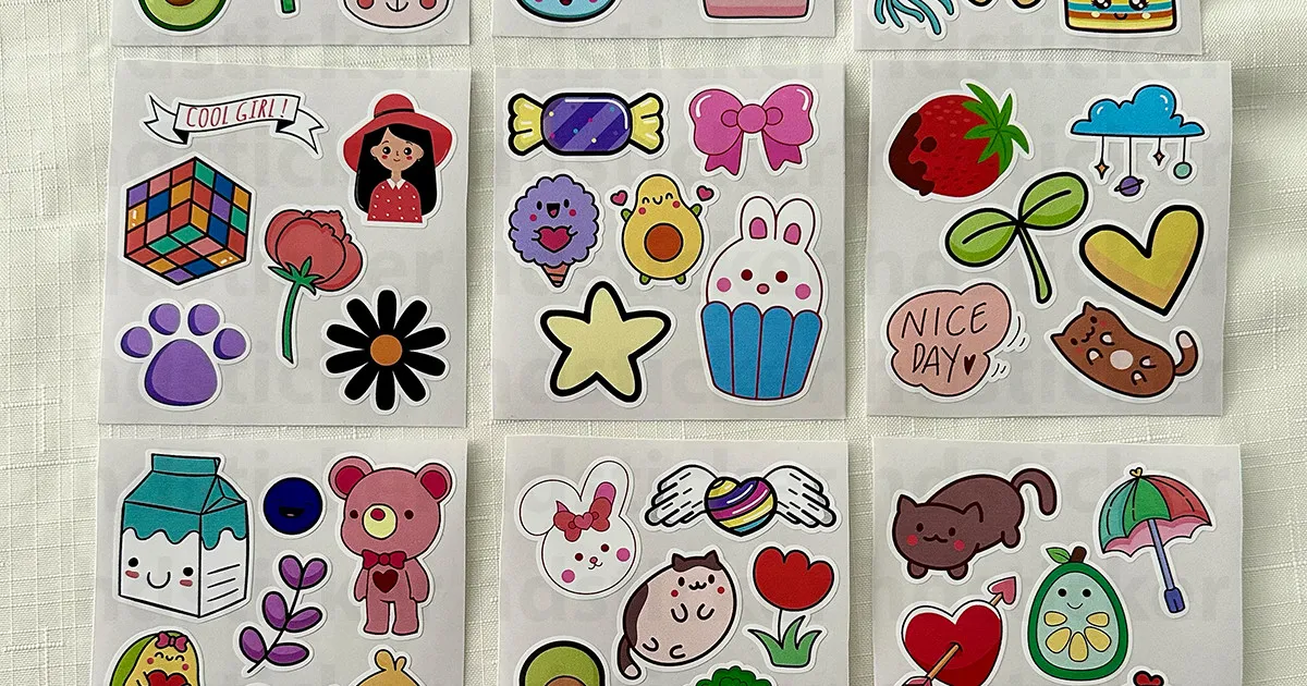 75 Adet Kawaii Cute Sticker – Bullet Journal ve Ajanda Çıkartmaları